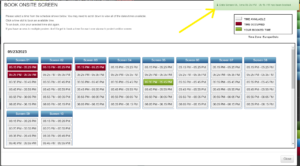 How to book an onsite screen